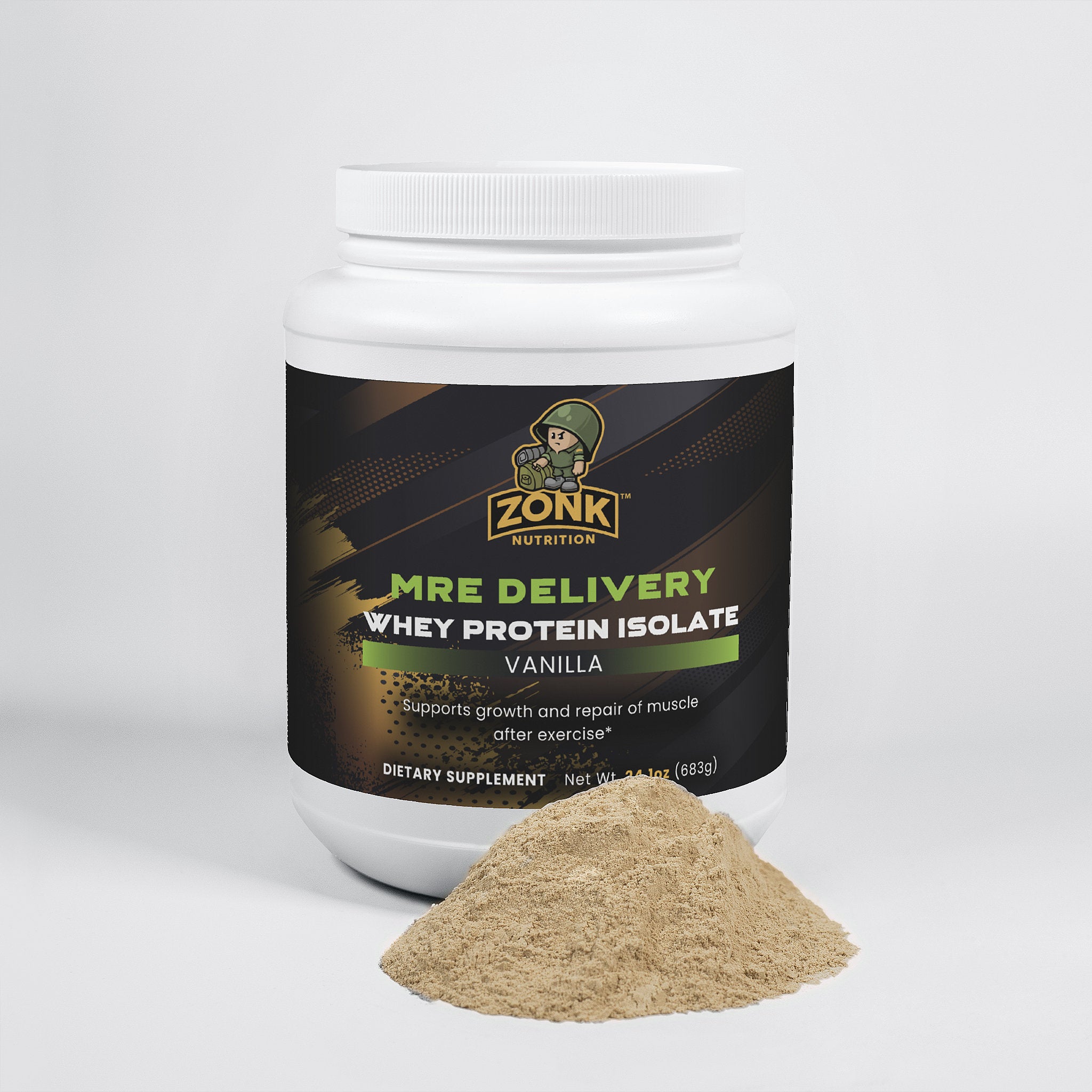 MRE DELIVERY Whey Protein Isolate (Vanilla) – Zonk Nutrition LLC